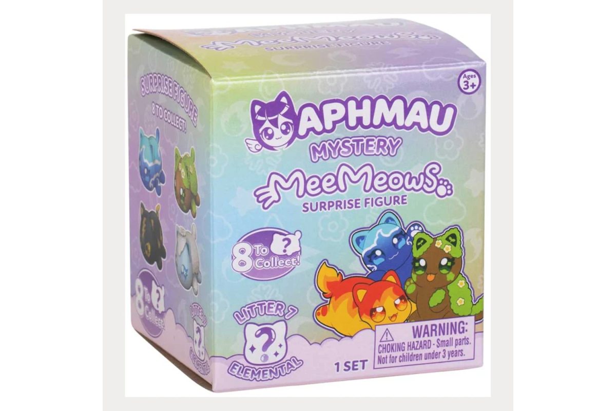 Aphmau MeeMeows Litter 7 Elemental Mystery Mini Figure Pack - Treasures ...