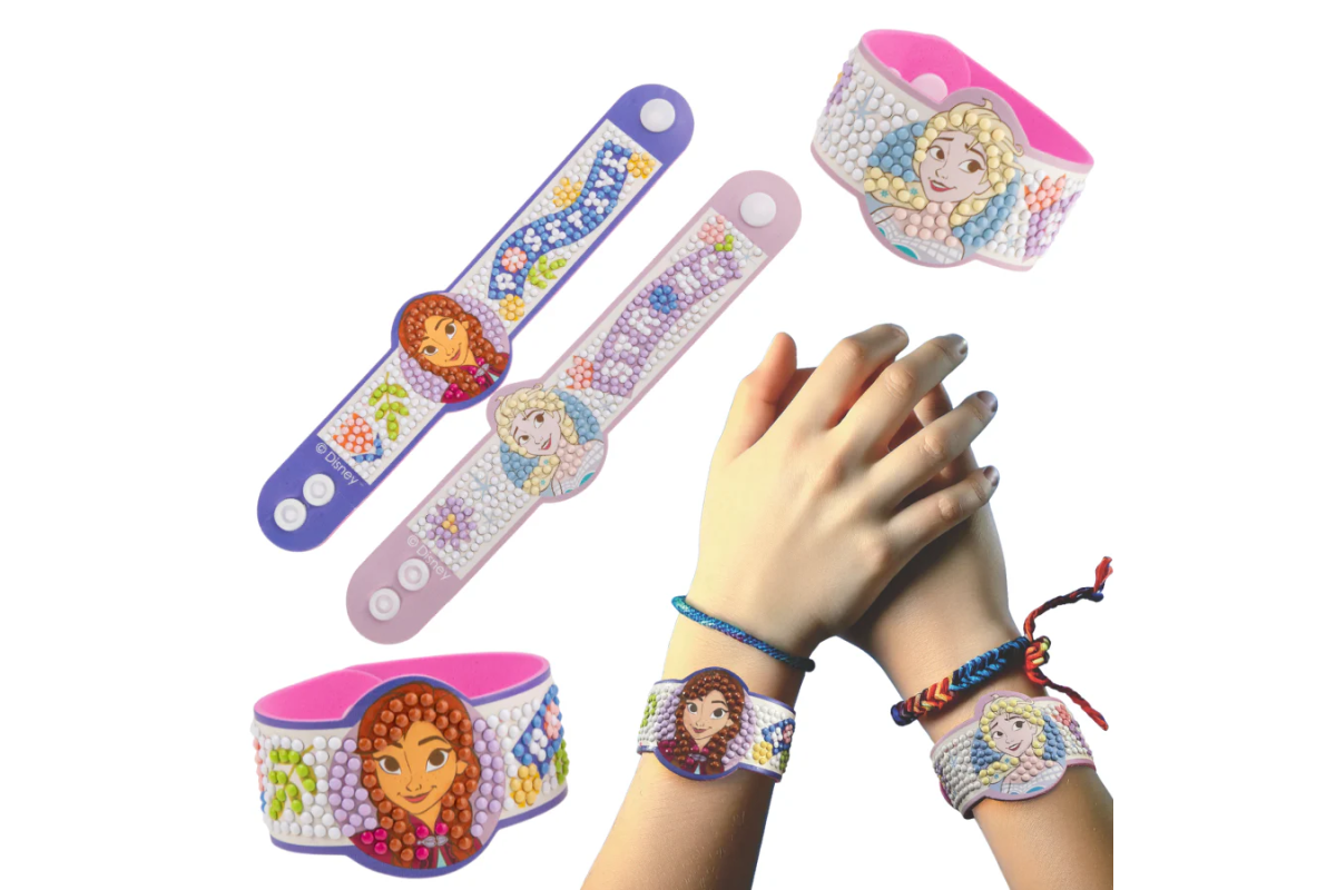 Elsa & Anna Crystal Art Friendship Bracelets - Treasures Toys Of Wetherby