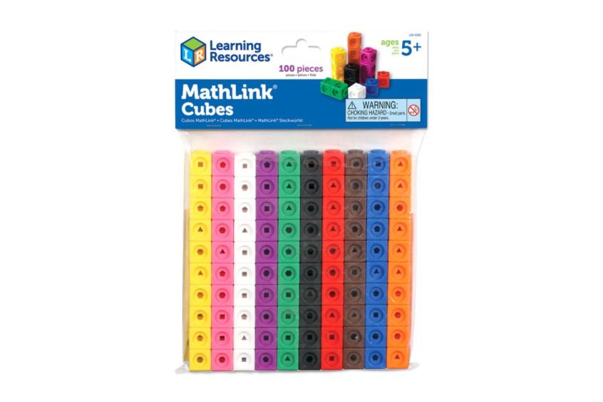 Learning Resources MathLink Cubes (Set of 100) - Treasures Toys Of Wetherby