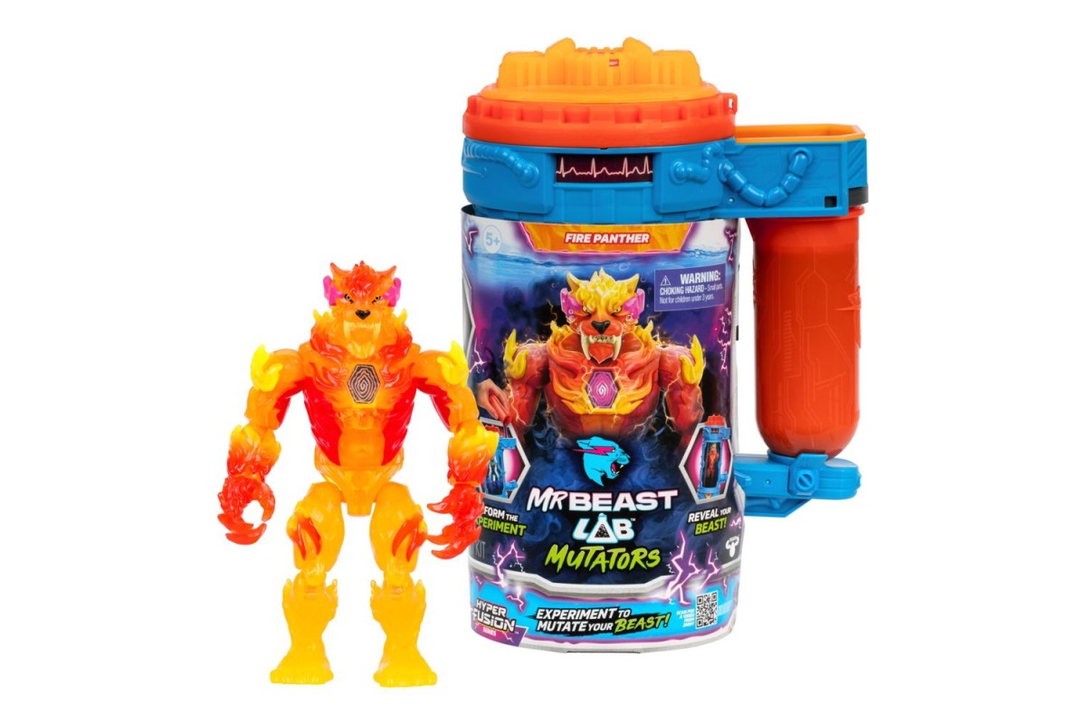 Mr Beast Lab Mutators S2 Mutation Chamber Flame Panther - Treasures ...