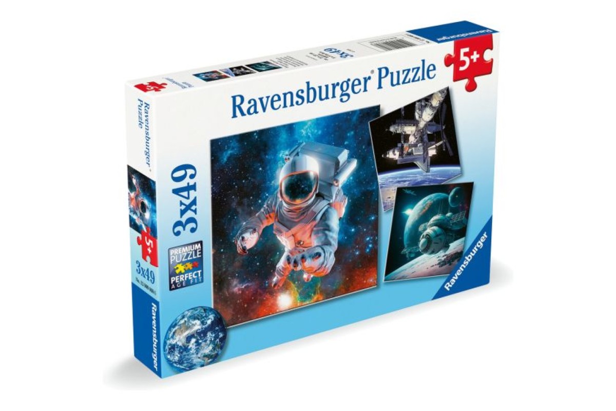 Outer Space, 3x49pc - Treasures Toys Of Wetherby