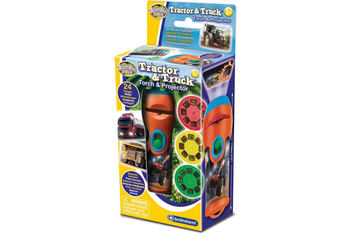 Tractor & Truck Torch & Projector - Treasures Toys Of Wetherby