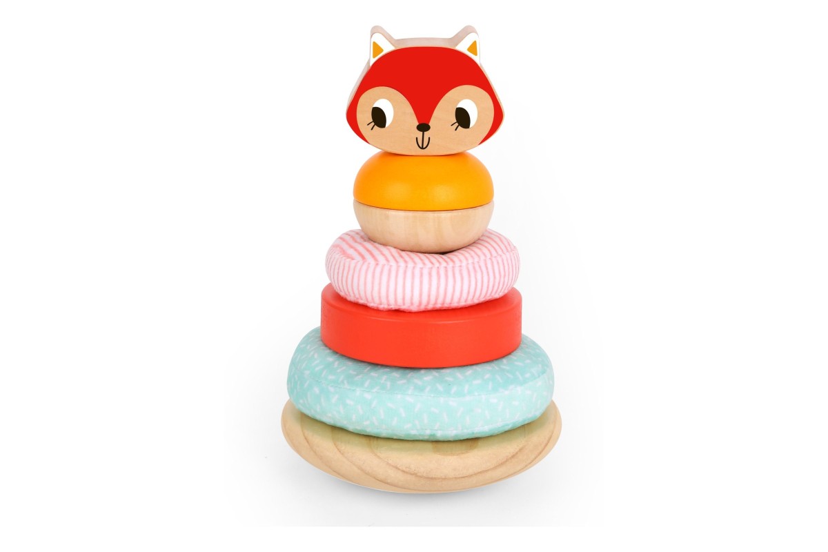 Wooden Fox Tower - Treasures Toys Of Wetherby