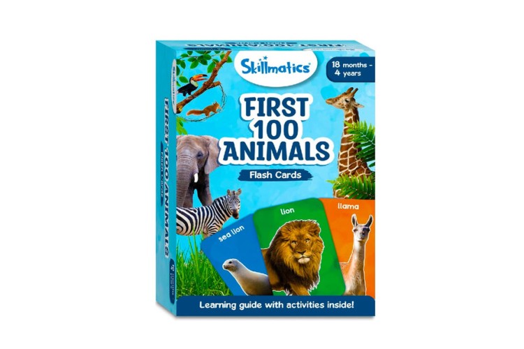 Flash Cards - First 100 Animals - Treasures Toys Of Wetherby